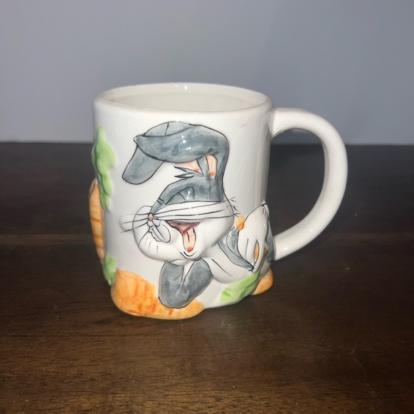 Warner Bros. | Dining | Vintage 998 3d Bugs Bunny Cup Mug Looney Tunes ...